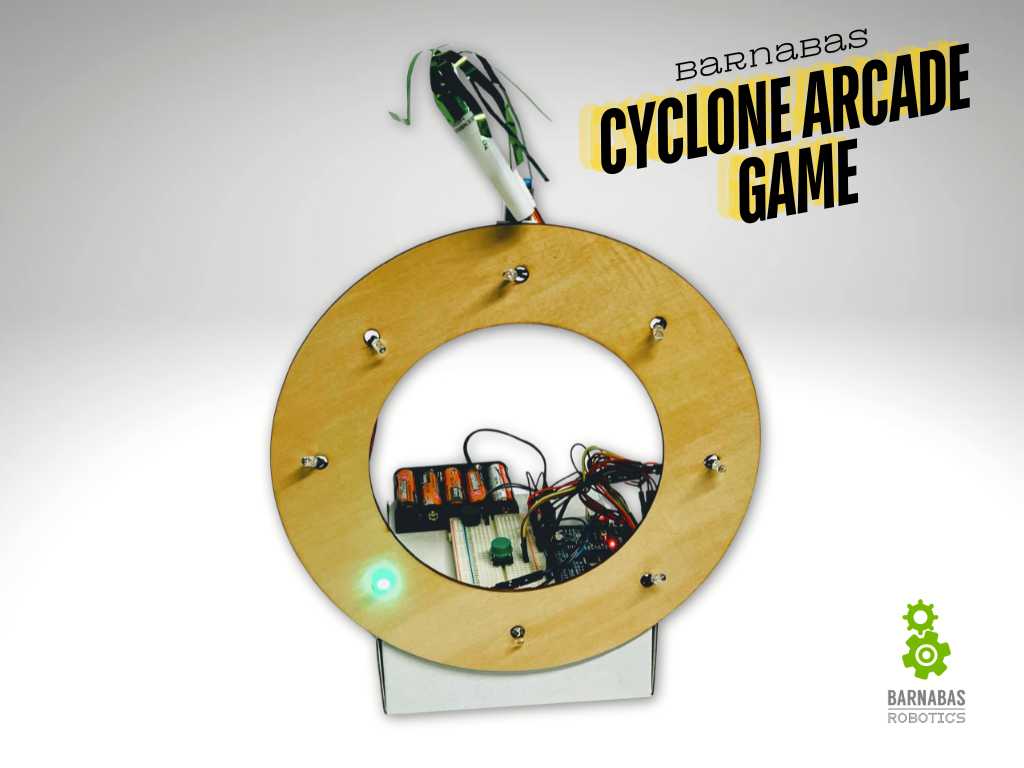Cyclone Arcade Game Intro To Arduino Kit Ages 9 Barnabas Robotics