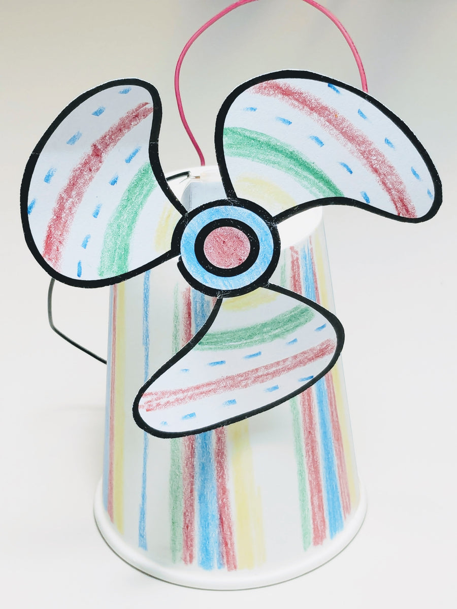 DIY Mini DC Motor Fan Project Parts And Instructions – Barnabas Robotics