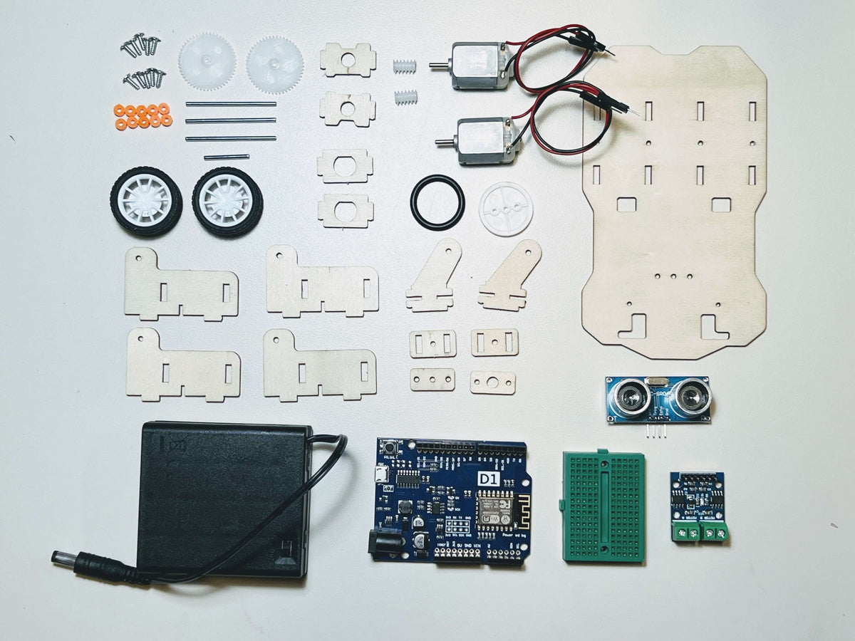 Barnabas WIFI Wheeler: WIFI Enabled 2WD DC Motor Car Kit (Ages 14 ...