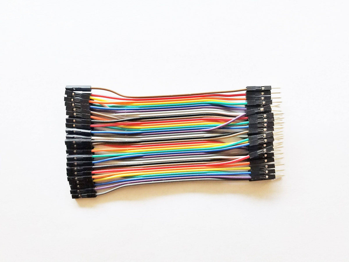40 x Pin-Socket Jumper Wires – Barnabas Robotics