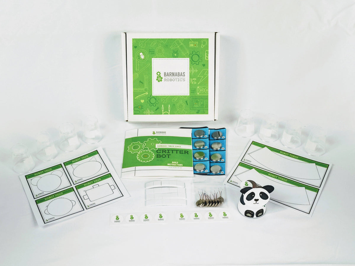 Critter Bot (8, 12, 24, 32-Pack): Vibrating Robot Tinker Kit For Kids ...