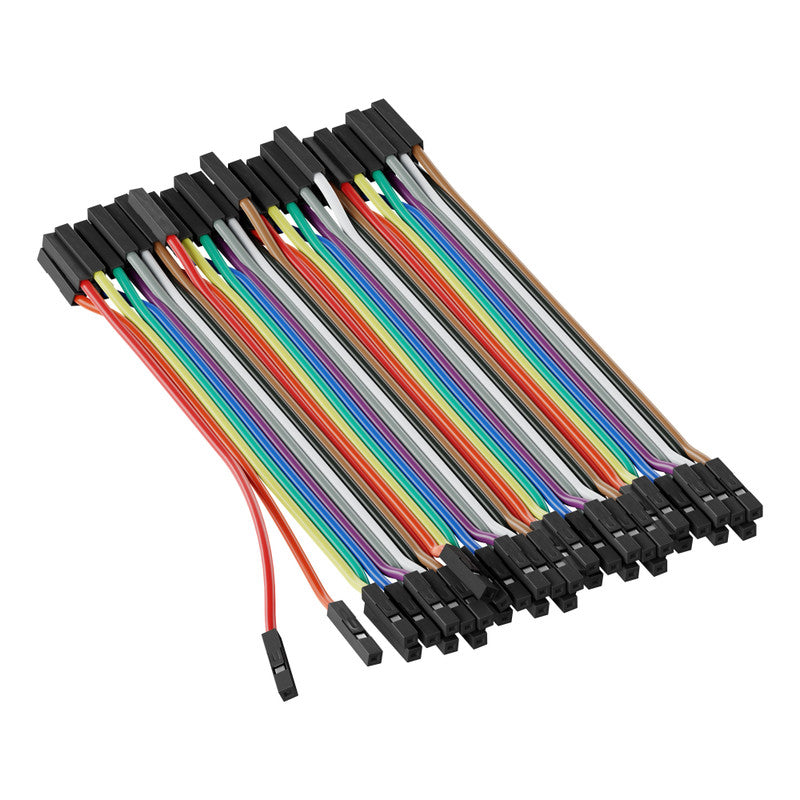 40 x Socket-Socket Jumper Wires – Barnabas Robotics